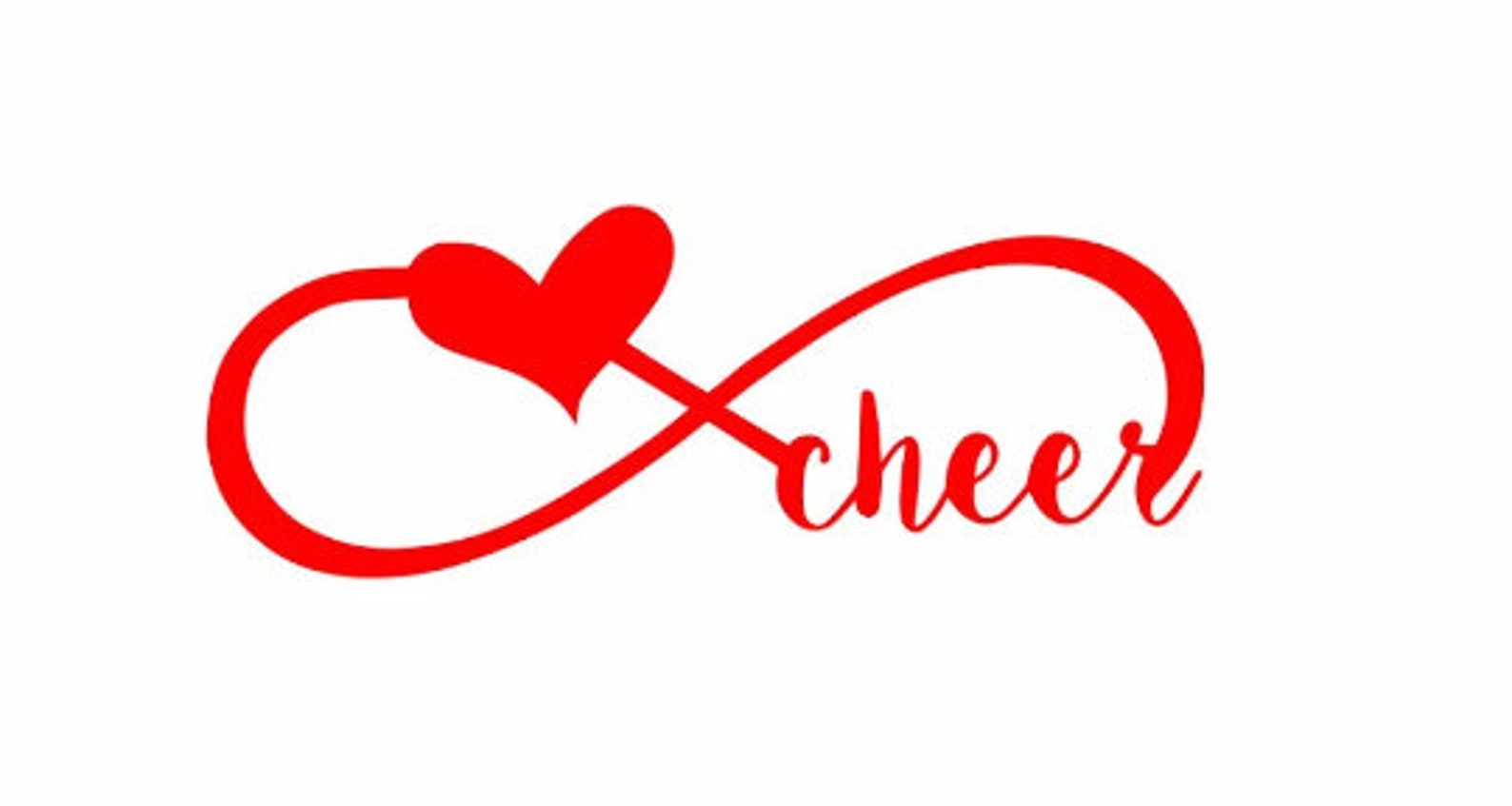Cheerleading Vinyl Wall Decal - Cheer Decor Football Basketball ...