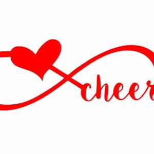 Cheerleading Vinyl Wall Decal - Cheer Decor Football Basketball ...