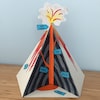 Volcano Craft, Landforms, Science Activity, Volcano Craft for Kids ...