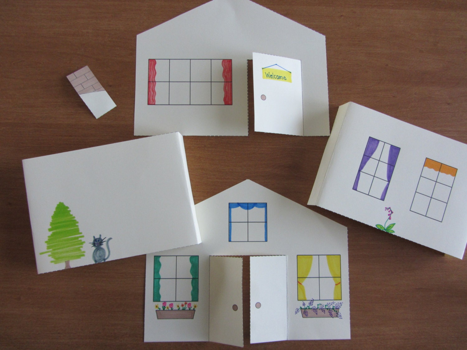 3d House Template For Kids