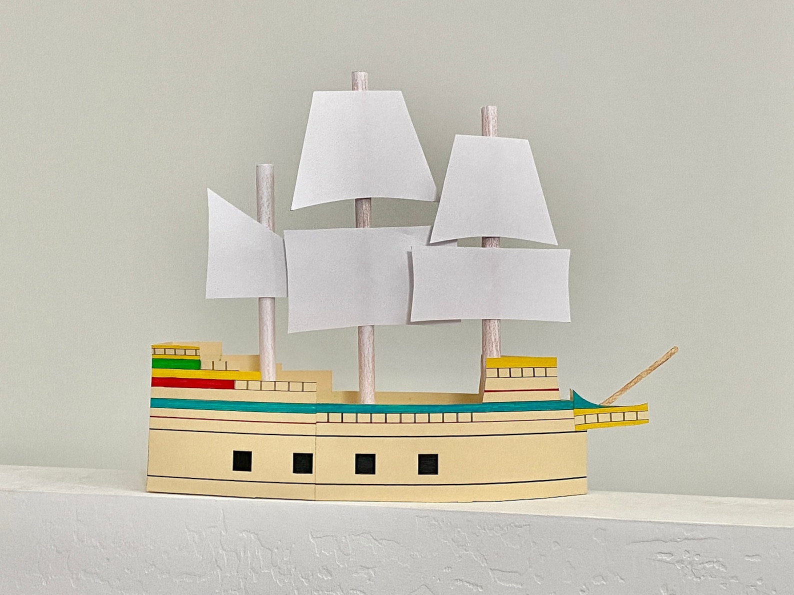 Mayflower Printable Papercraft - Etsy
