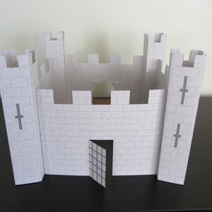 Castle Printable Papercraft - Etsy