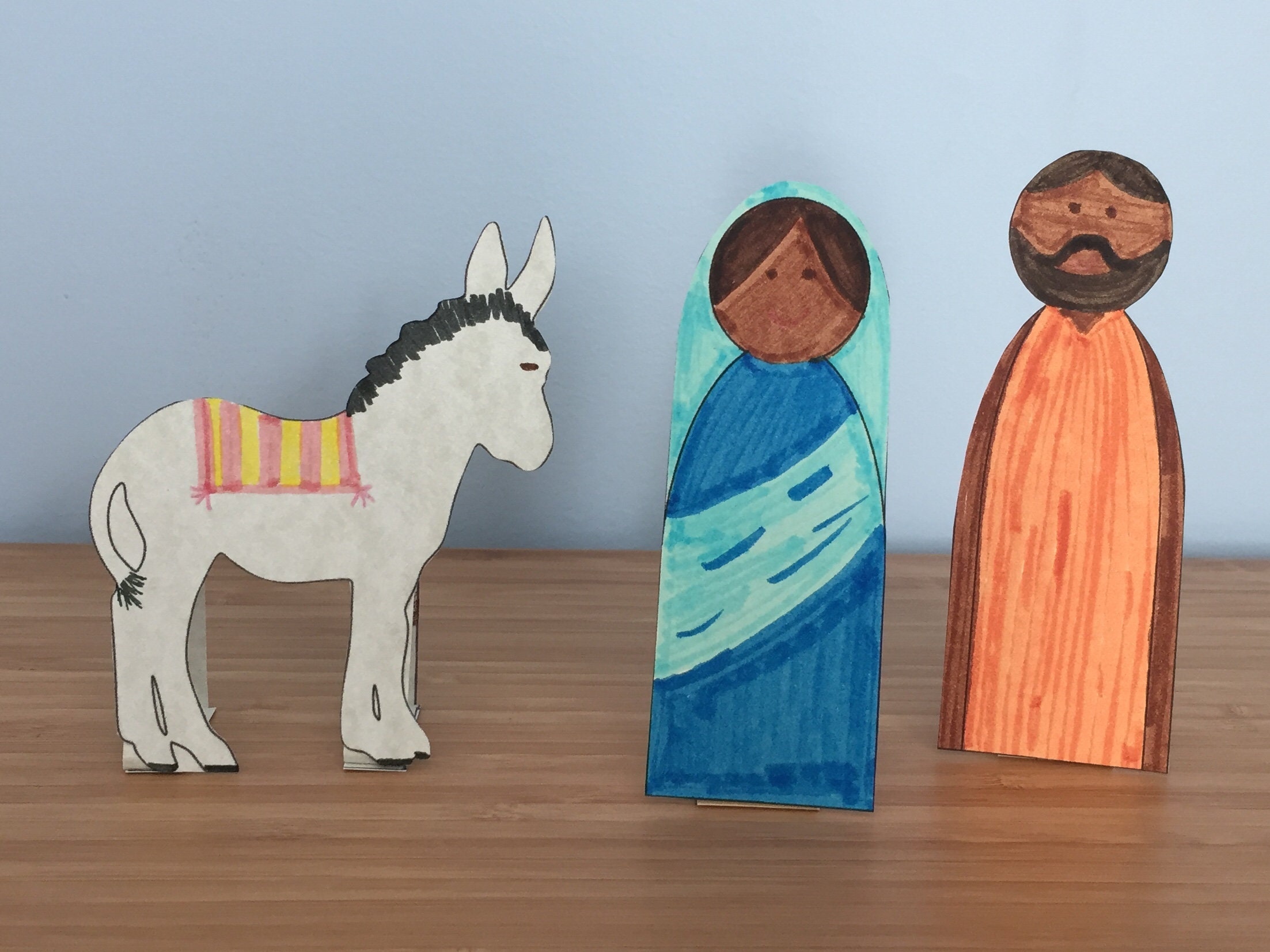 Nativity Printable Papercraft | Etsy
