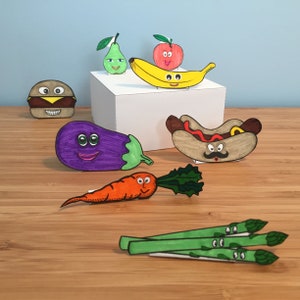 Fridge & Food Printable Papercraft - Etsy