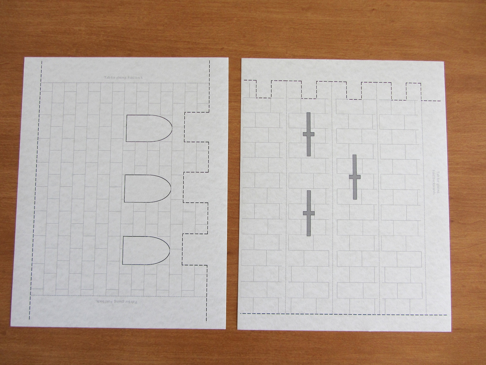 Castle & Keep Bundle: Printable Papercraft - Etsy