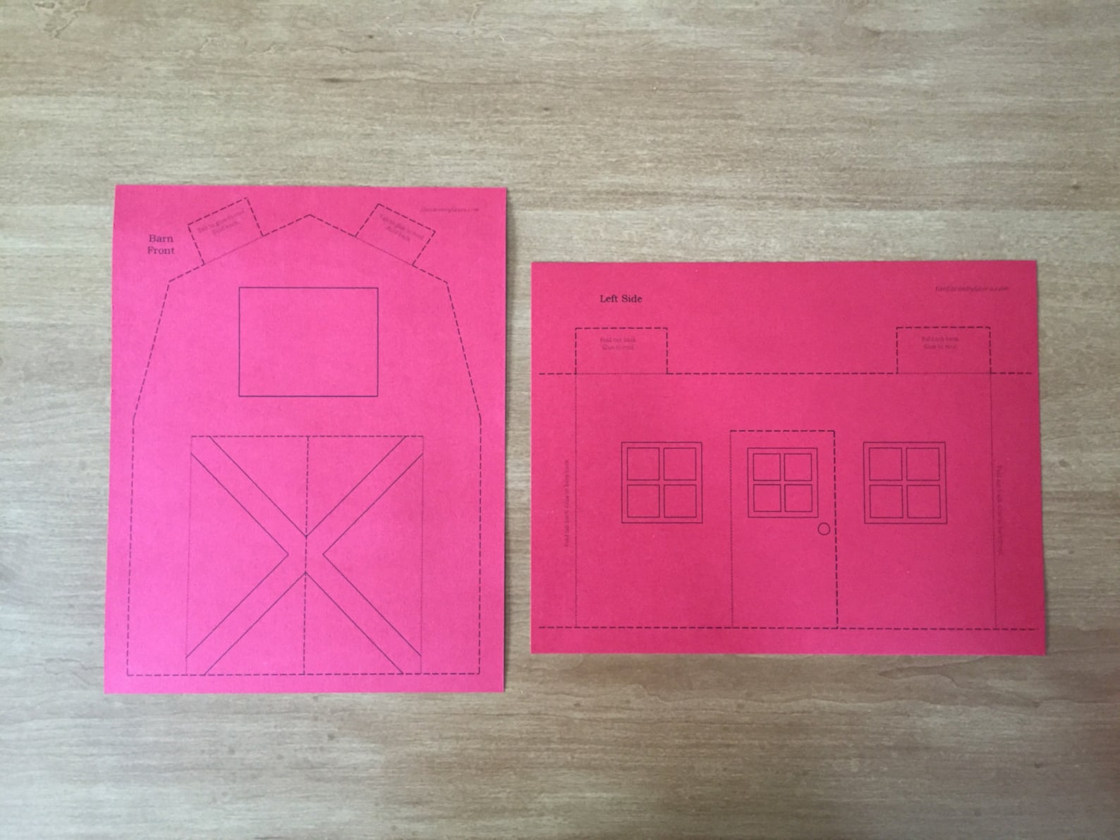 Barn & Animals Printable Papercraft - Etsy Australia