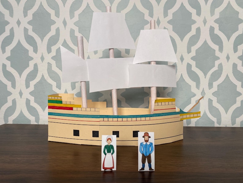 Mayflower Printable Papercraft - Etsy