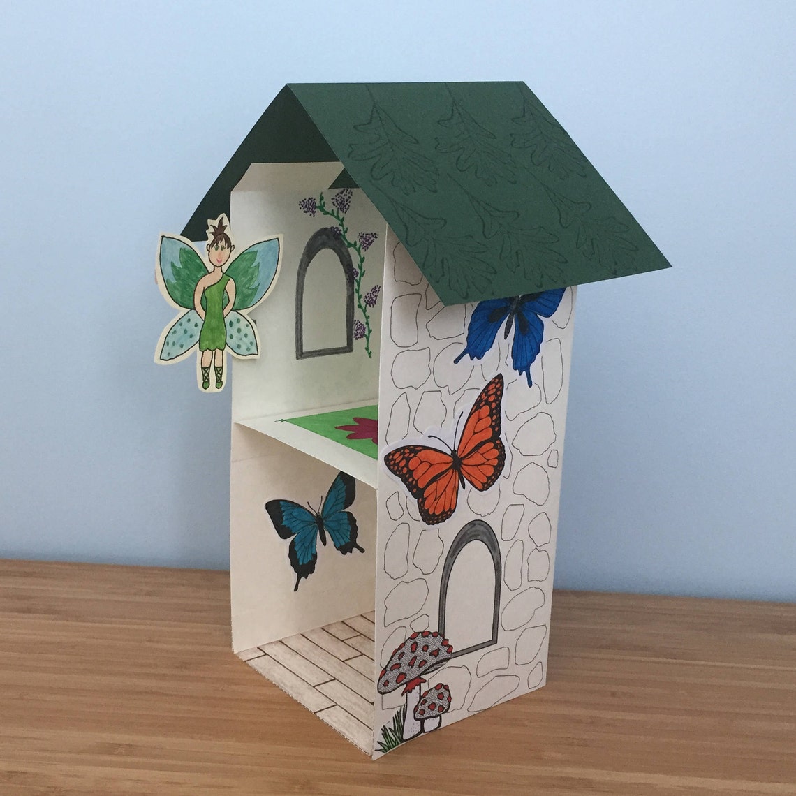 Fairy House Printable Papercraft | Etsy
