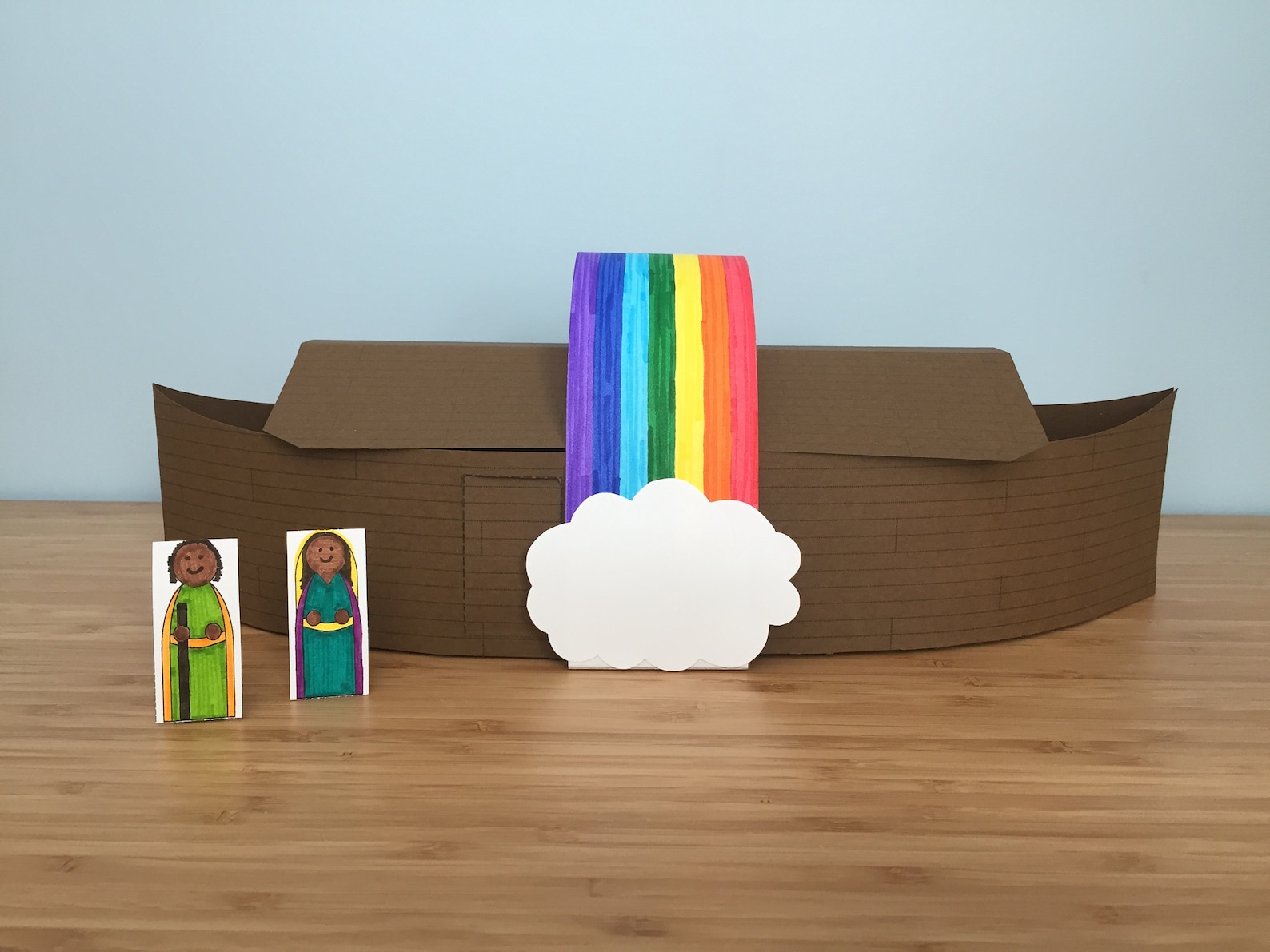 Noah's Ark Printable Papercraft - Etsy