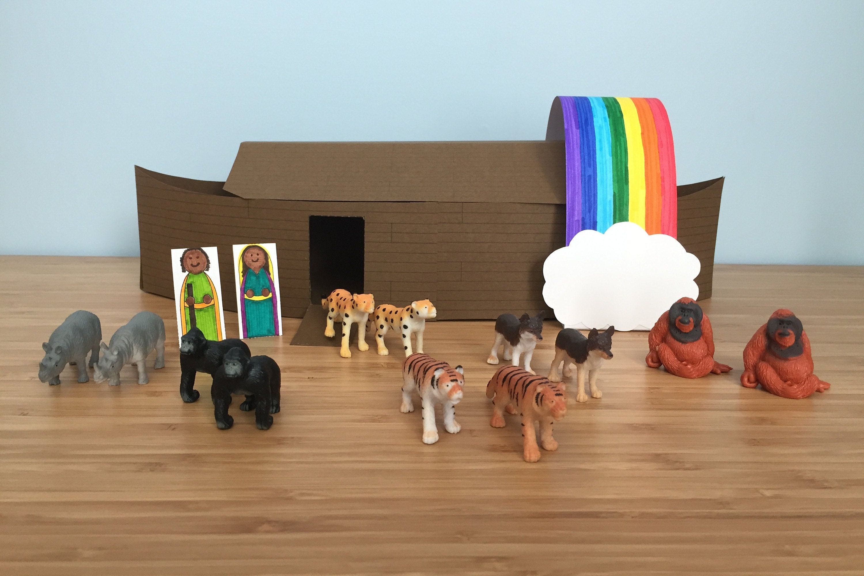 Noah's Ark Printable Papercraft - Etsy Australia