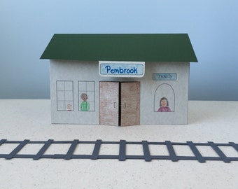 Train Printable Papercraft | Etsy Canada