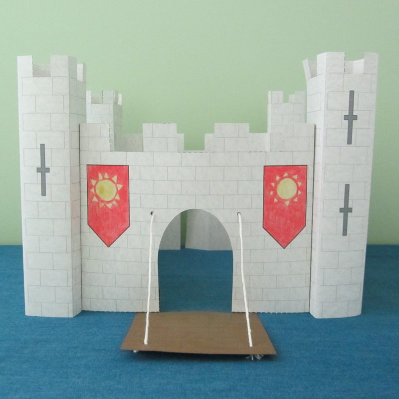 Medieval Castle Building - Etsy
