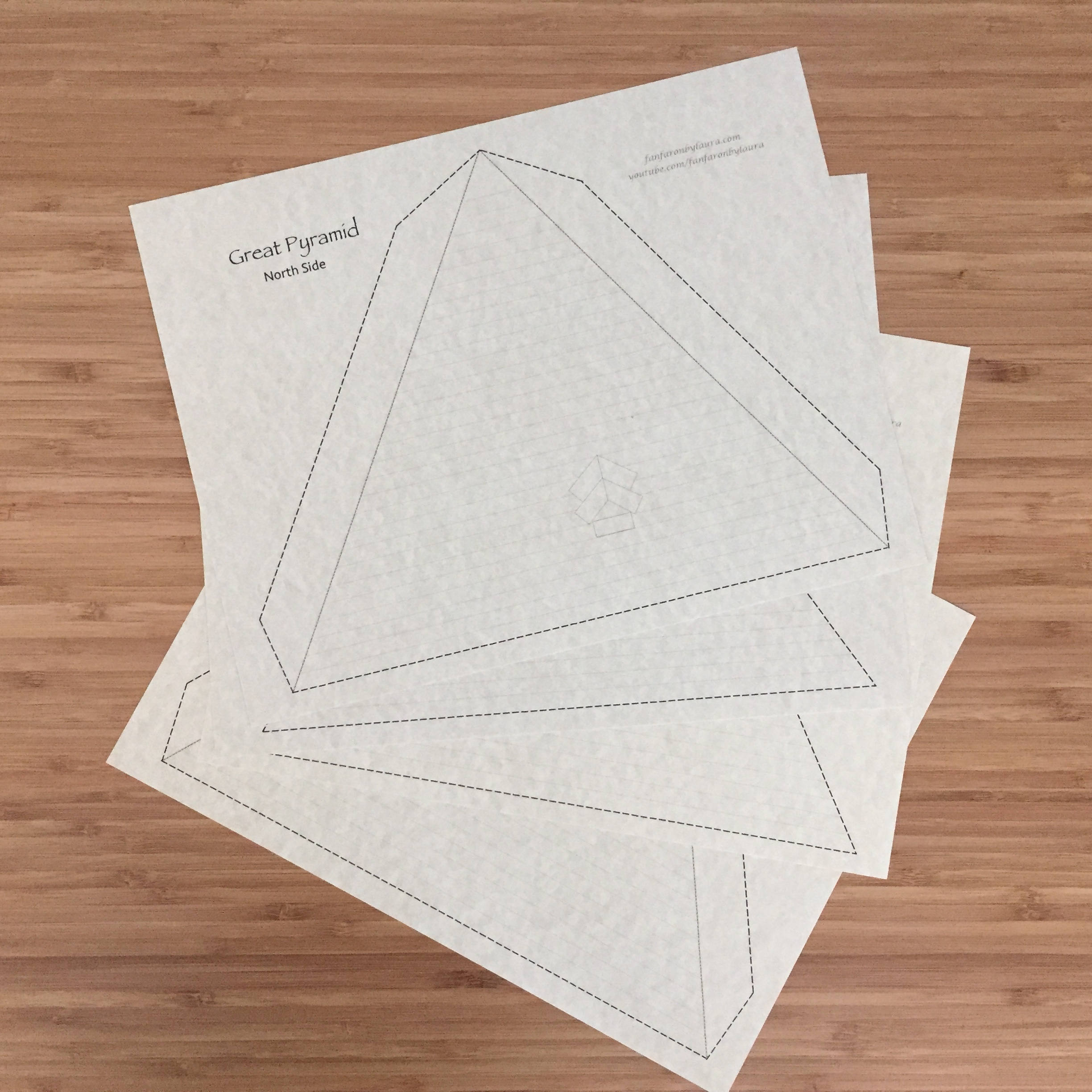 Pyramid Printable Papercraft - Etsy Canada