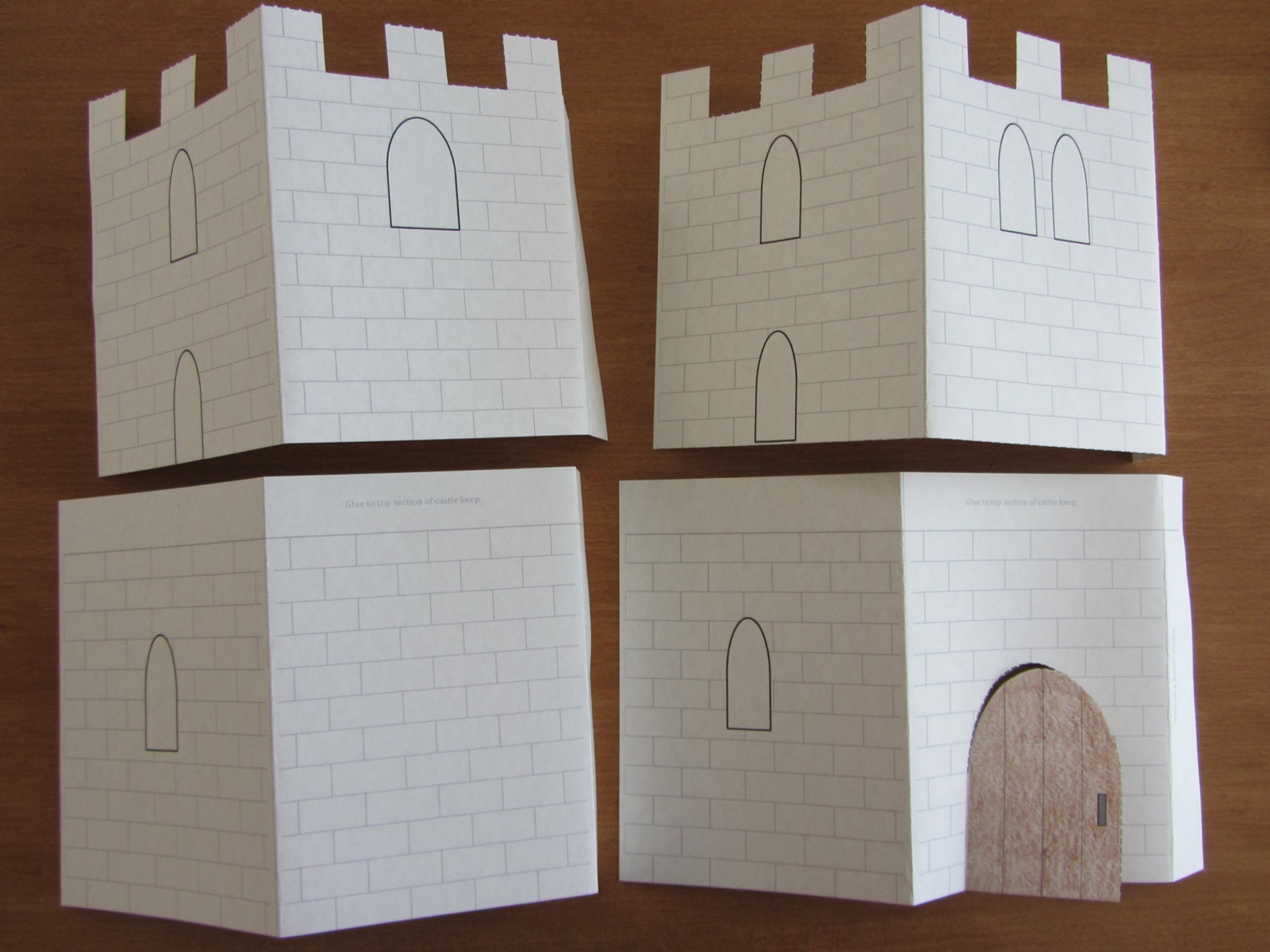 Keep & Pennants Printable Papercraft for Castle Part 2 - Etsy