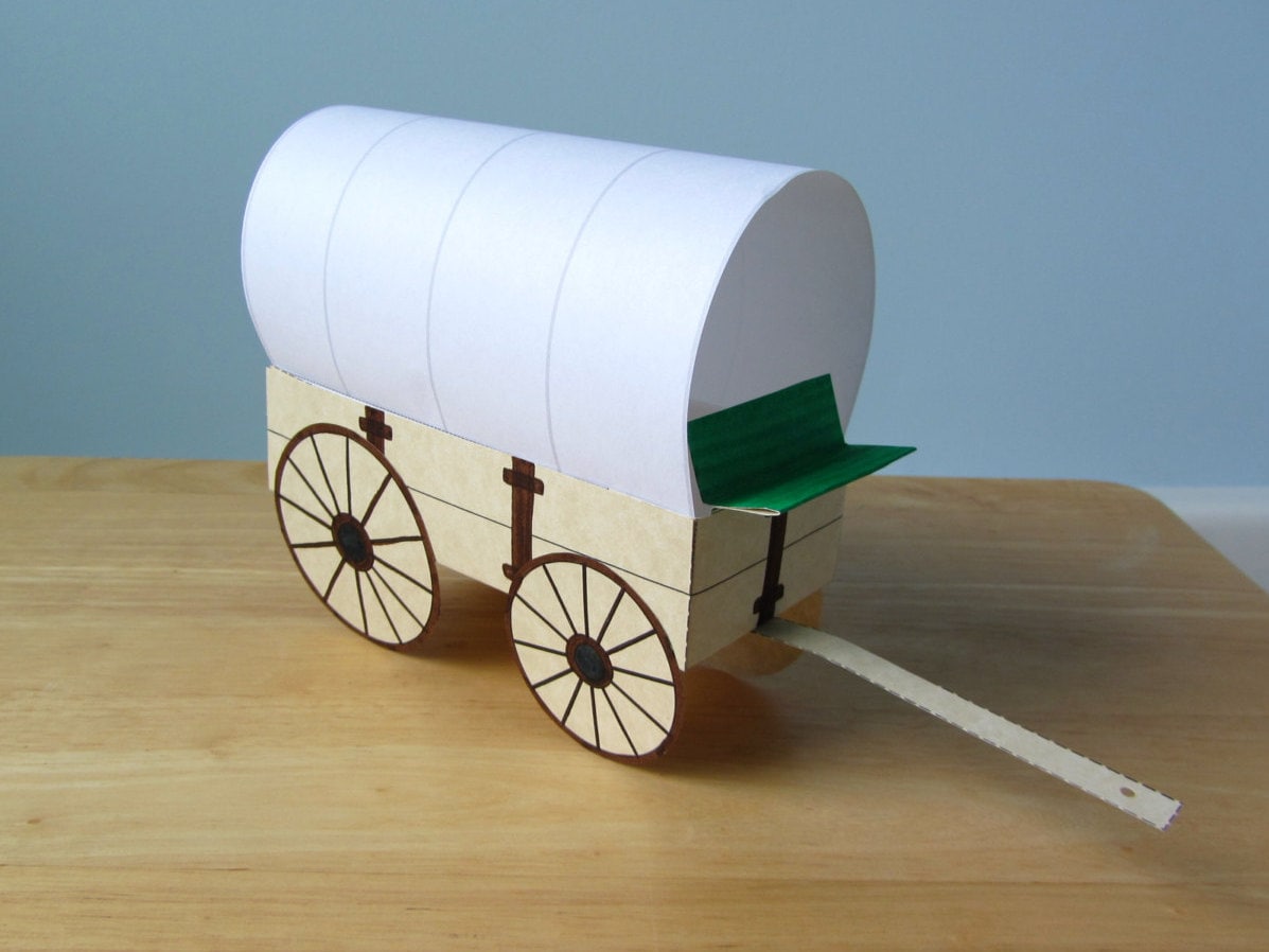 Printable Covered Wagon Diagram