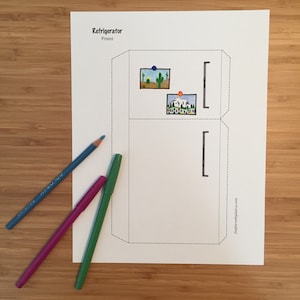 Fridge & Food Printable Papercraft - Etsy