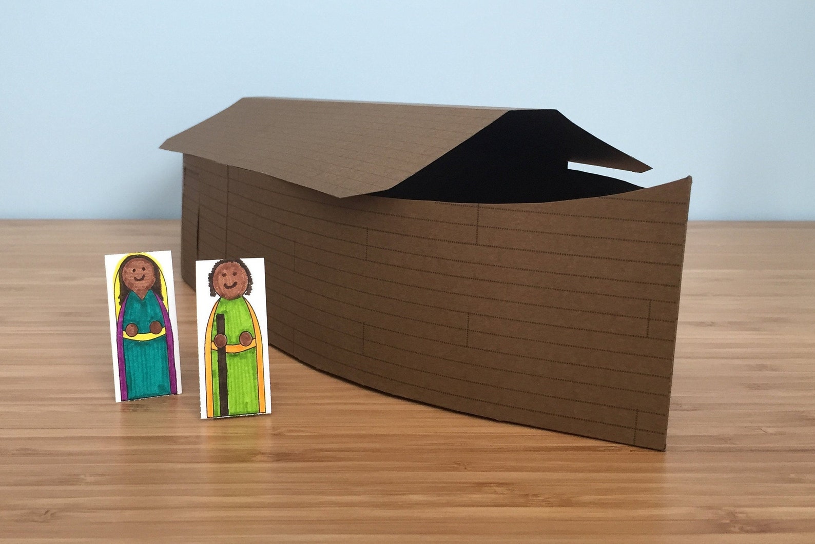 Noah's Ark Printable Papercraft - Etsy