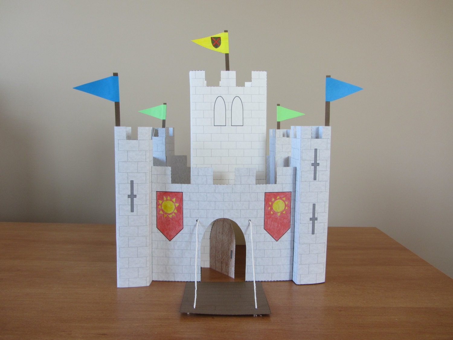 Keep & Pennants Printable Papercraft for Castle Part 2 - Etsy