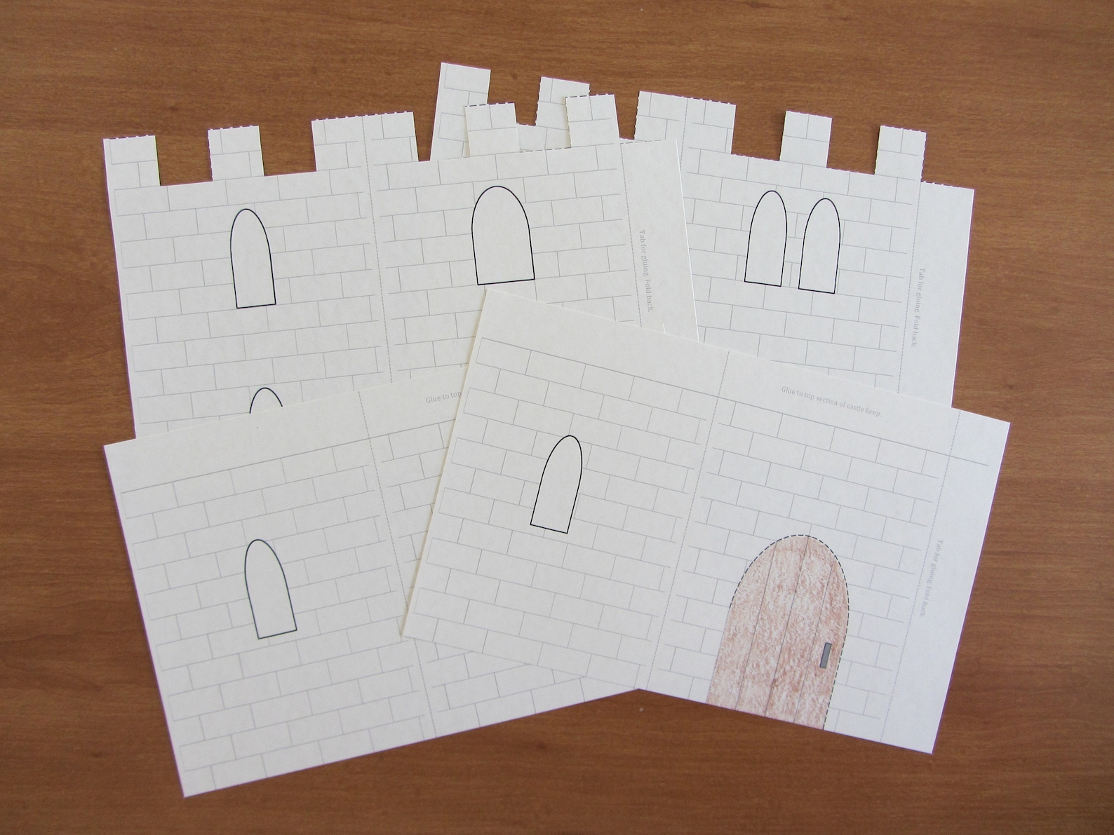 Castle & Keep Bundle: Printable Papercraft - Etsy