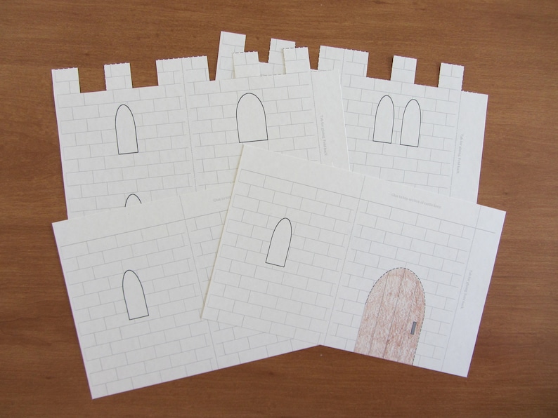 Castle & Keep Bundle: Printable Papercraft - Etsy