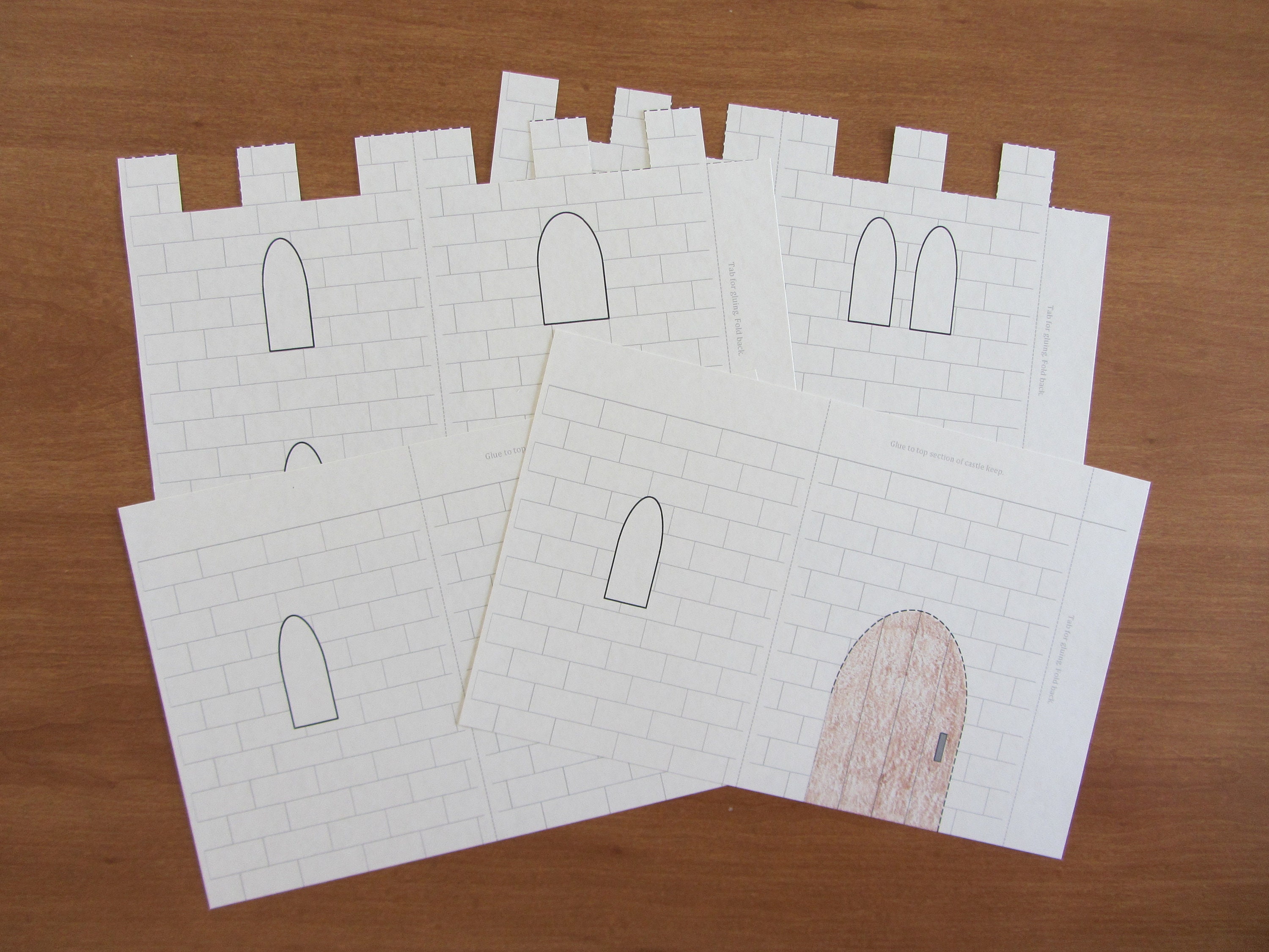 Castle & Keep Bundle: Printable Papercraft - Etsy UK