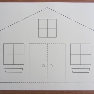 House Craft for Kids: Printable Papercraft - Etsy