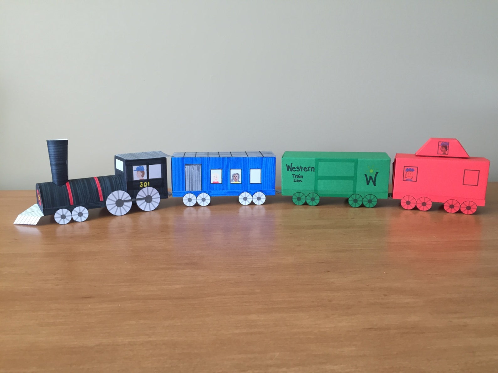 Train Printable Papercraft | Etsy Canada