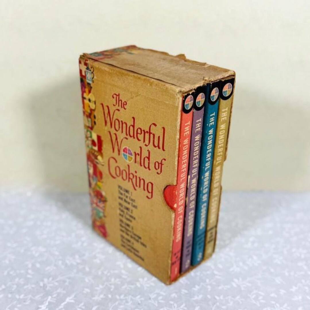 Wonderful World of Cooking Boxed Set – 1964 Dell 4-volume International ...