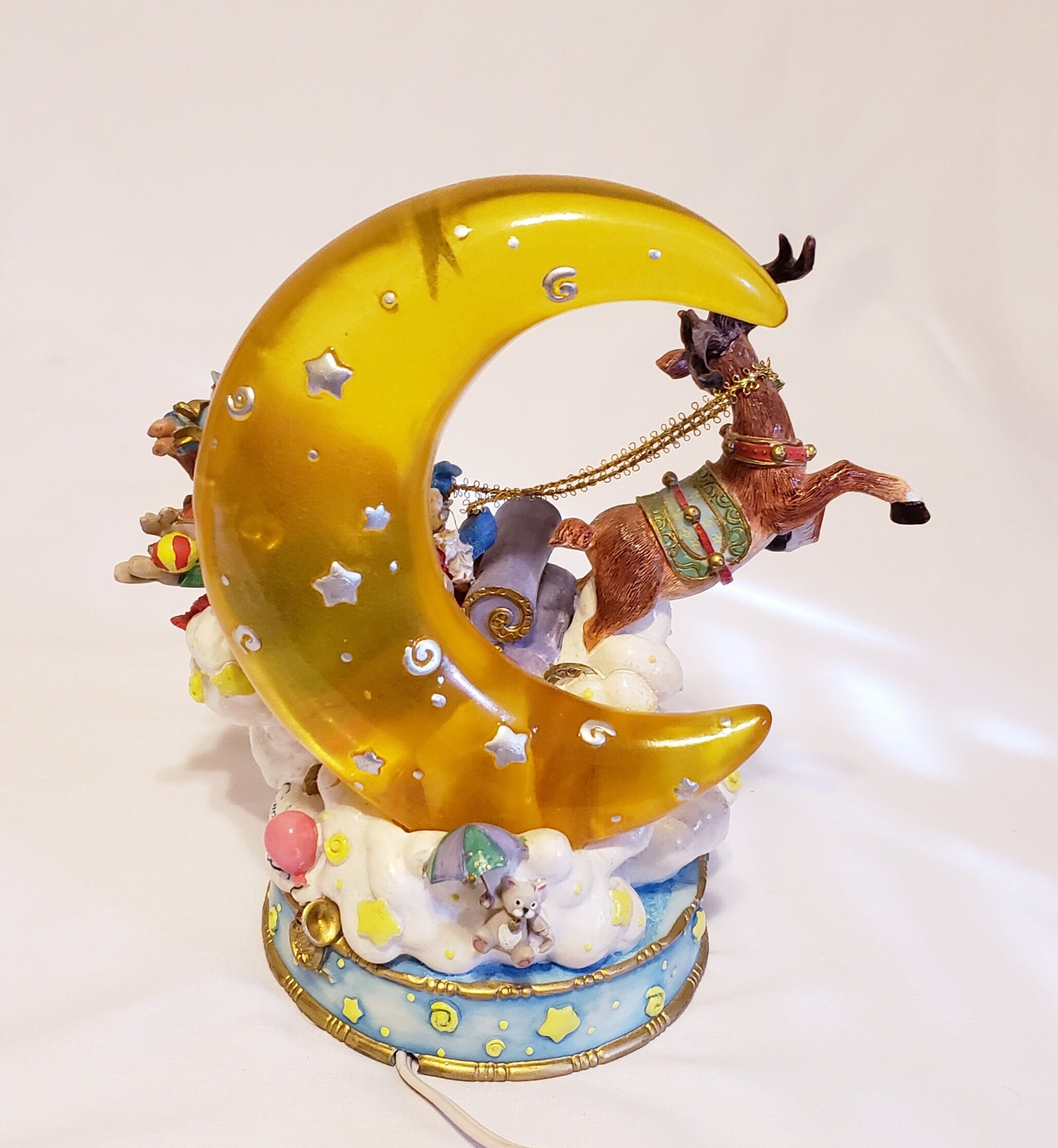 Enesco 'twas the Night Before Christmas' Music Box Night Light - Gina ...