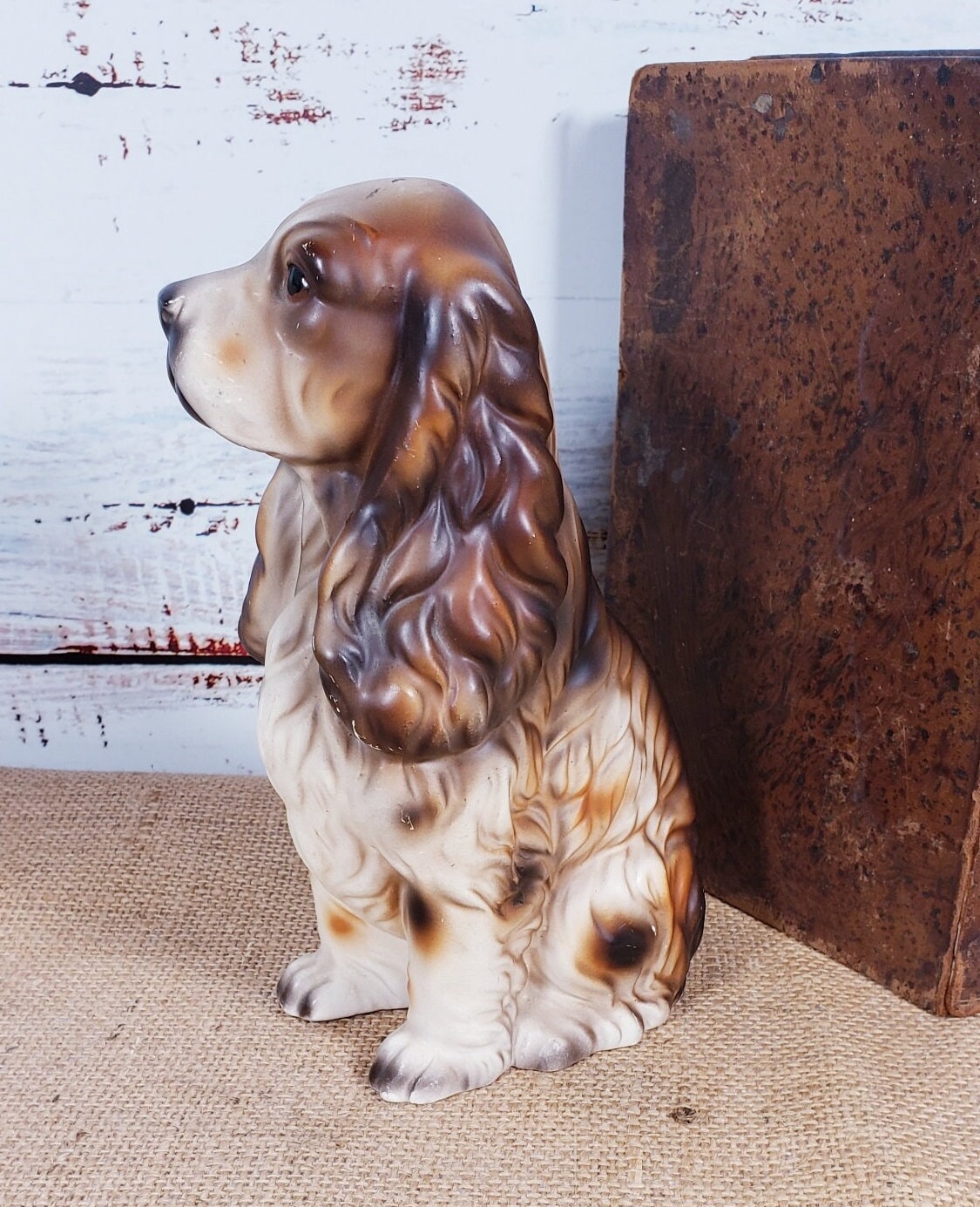 Vintage Ceramic Porcelain Cocker Spaniel Statue Figurine Wales Japan - Etsy