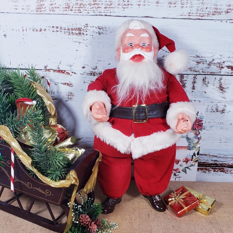 Vintage 1983 16 Dakin Bob Robinson Coca-cola Santa Brown Boots, No Coke ...