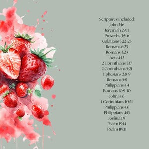 Scripture Memory Verse Cards-encouraging Bible Verses for Daily ...