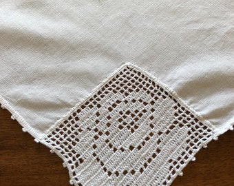 Square table topper | Etsy