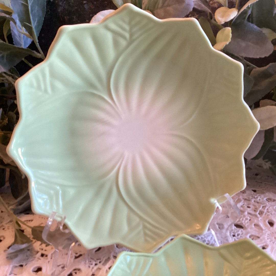 Vintage Fire King Anchor Hocking Lotus Salad Plate Vitrock Milk Glass ...