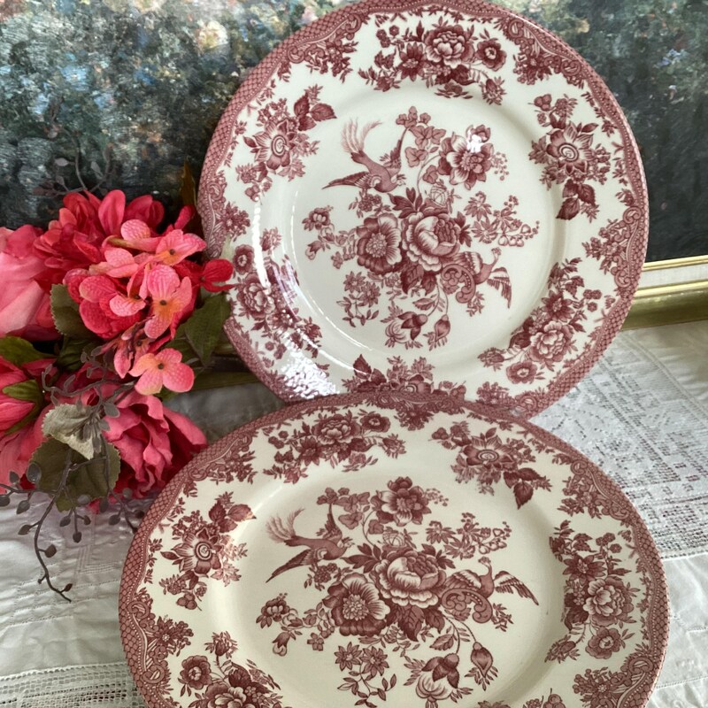 Red Transfer Ware - Etsy