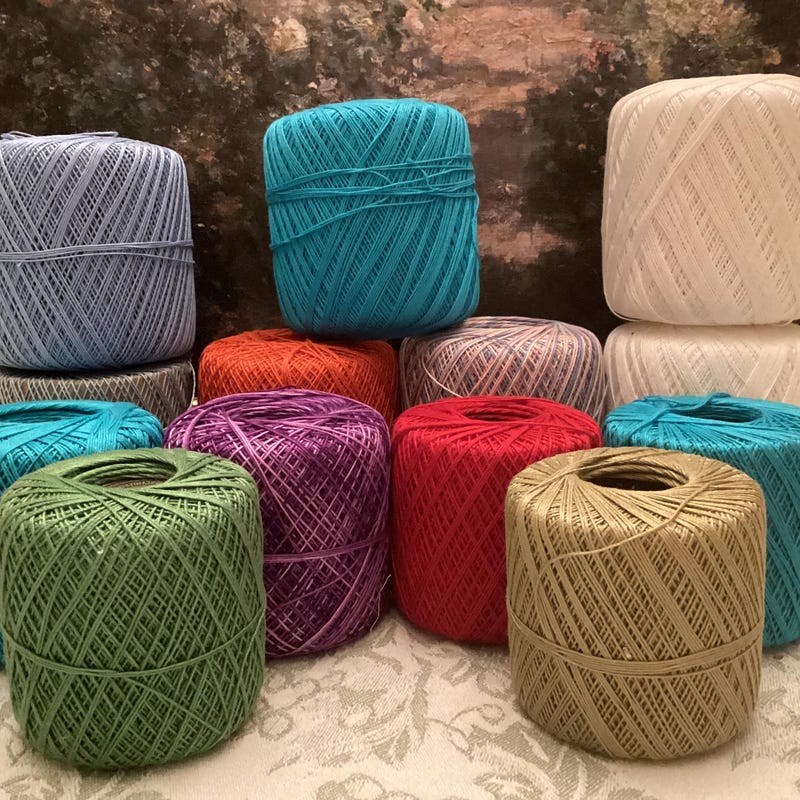 Crochet Thread - Etsy
