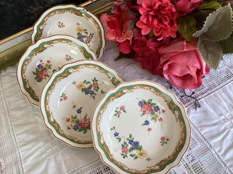 Vintage Johnson Brothers Lucerne China: Old Staffordshire Serving ...