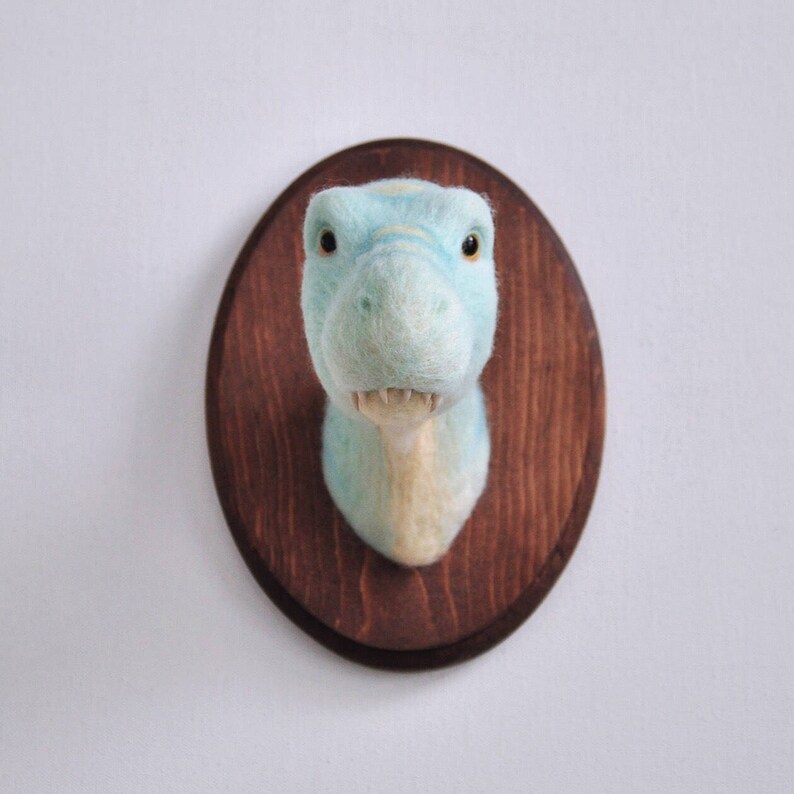 Custom Color Tyrannosaurus T-rex made to Order Faux Taxidermy Needle ...