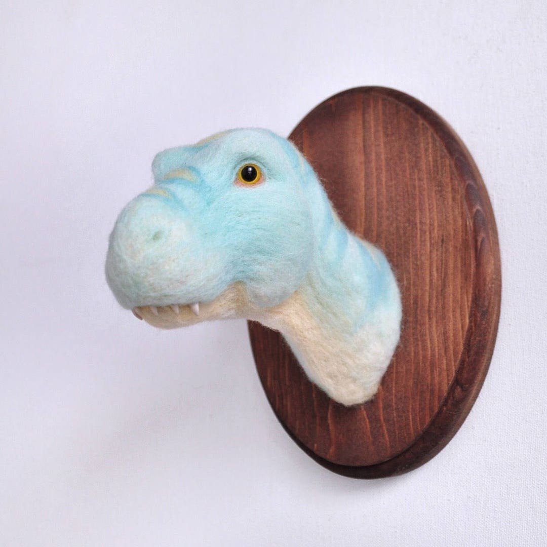 Custom Color Tyrannosaurus T-rex made to Order Faux Taxidermy Needle ...