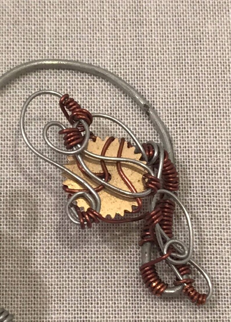 Copper Cogs Steampunk Ear Wrap Right Ear - Etsy