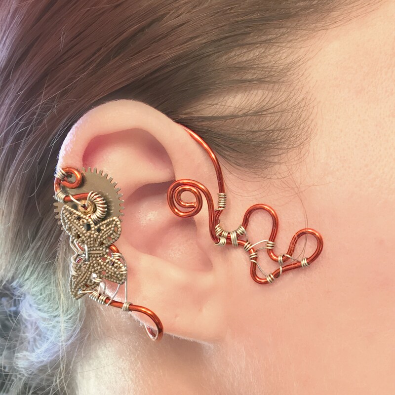 Steampunk Ear Cuff - Etsy