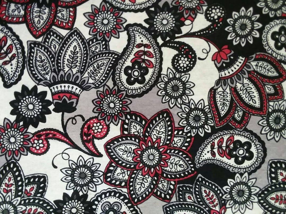 Paisley Black and Red Womens Welding Hat, Welders Hat, Custom Hat ...