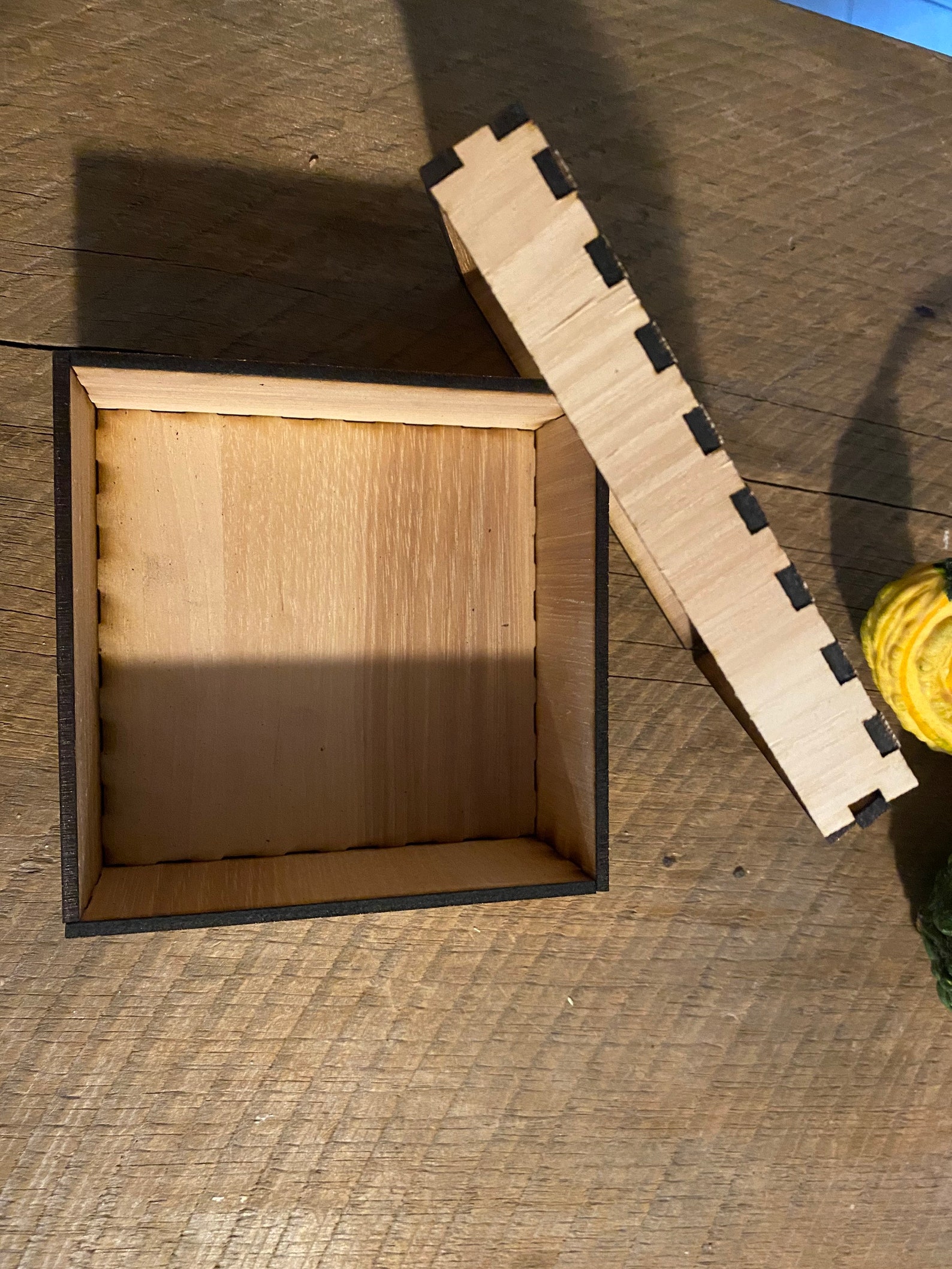 Wooden Box 5x5 With Cover Digital File for Wood That is 1/4 - Etsy