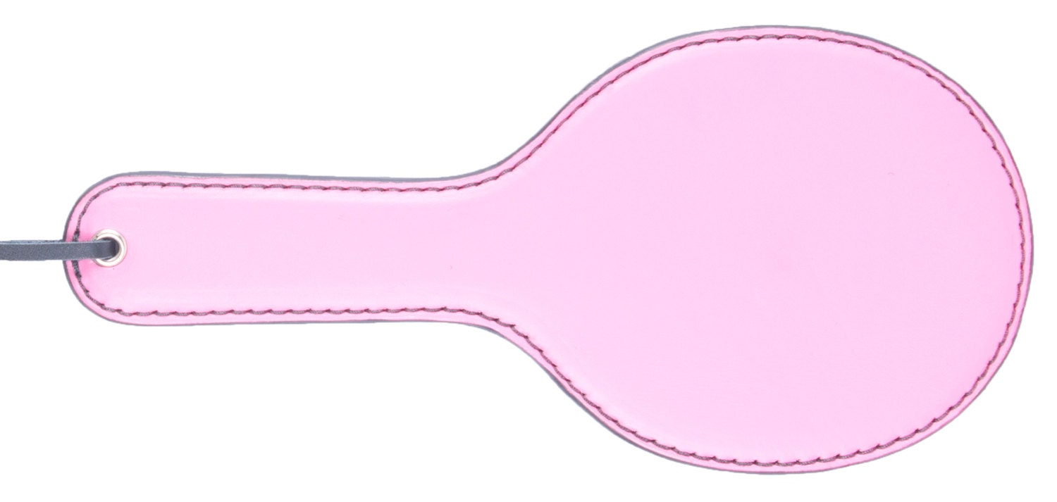 Light Pink Leather Pocket Paddle Spanking Flogging BDSM Kink - Etsy
