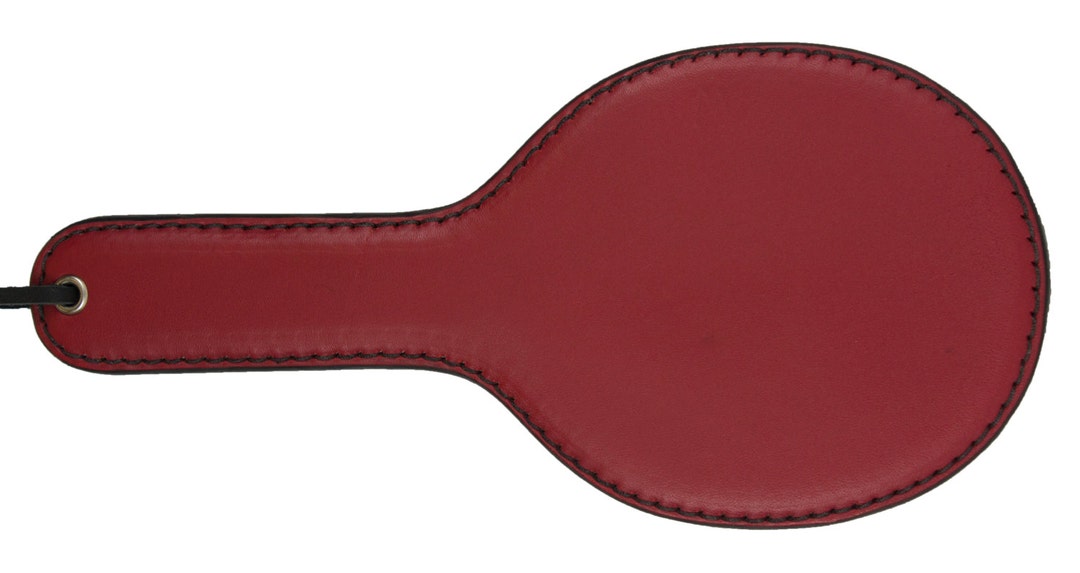 Red Leather Pocket Paddle - Etsy