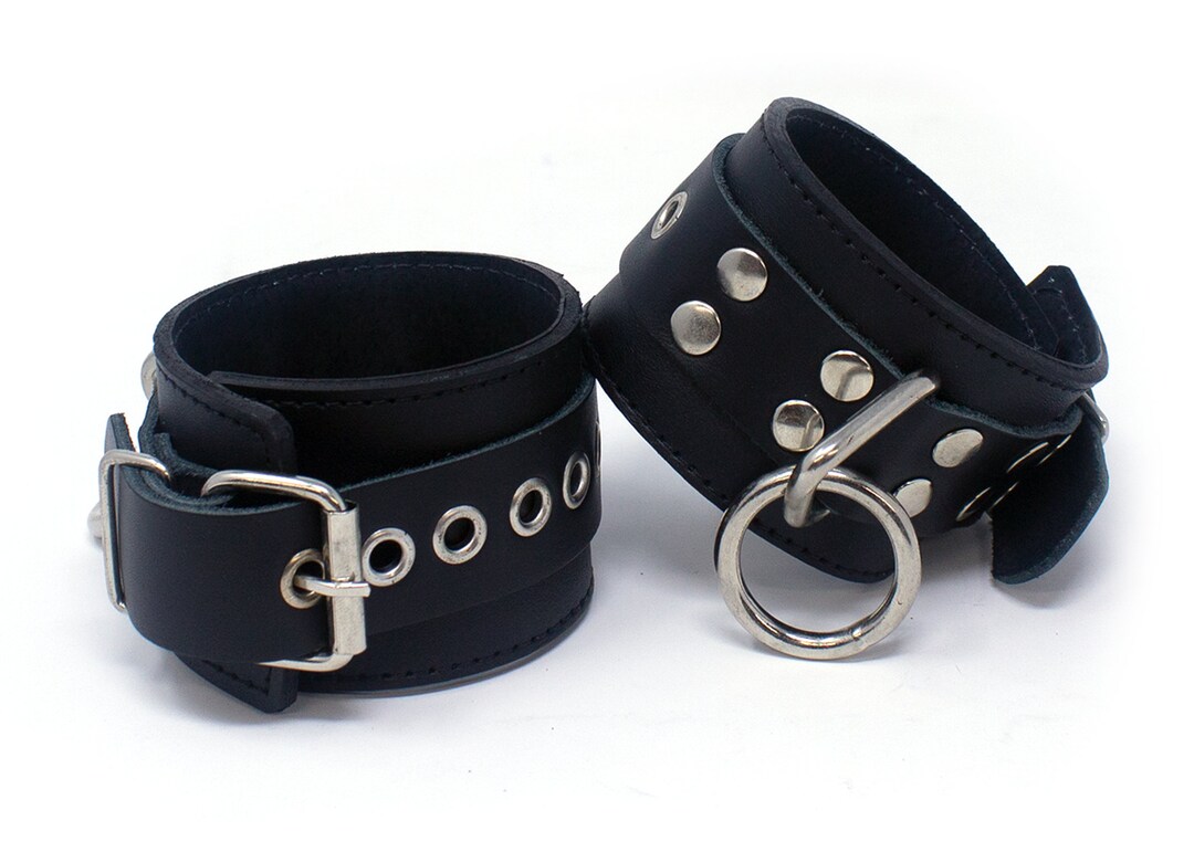 Pig Suede Leather Lined Ankle Cuffs - Etsy
