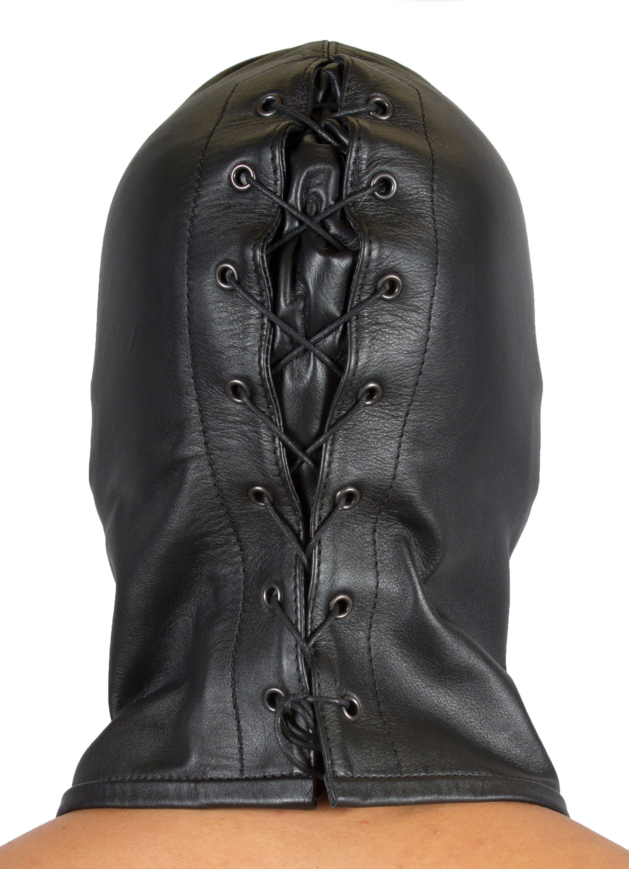 Bondage Gimp Hood Black Leather With Zipper Eye and Mouth and - Etsy UK