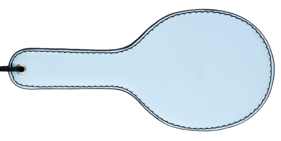 Light Blue Leather Pocket Paddle - Etsy