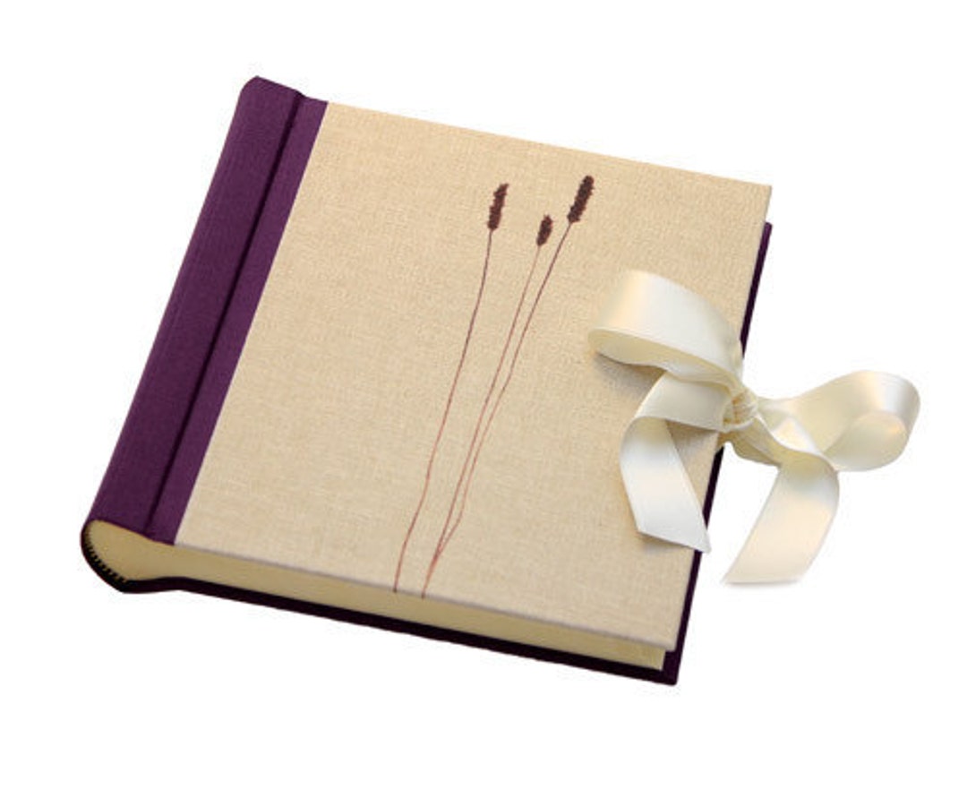 Handmade Luxury Linen Photo Album for Nature Lovers "san" - Etsy
