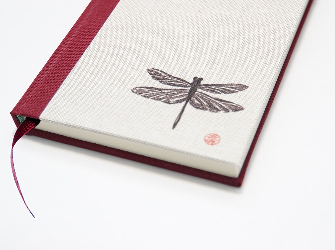 Handmade Book Dragonfly Design tombo - Etsy